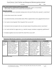 Lean Mgt Sds: Office Leader Standard Work