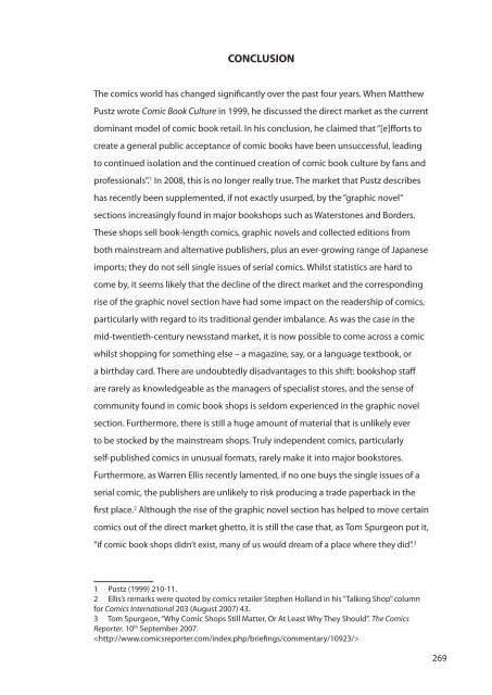 conclusion - Emma Tinker - Identity and Form in Alternative Comics ...