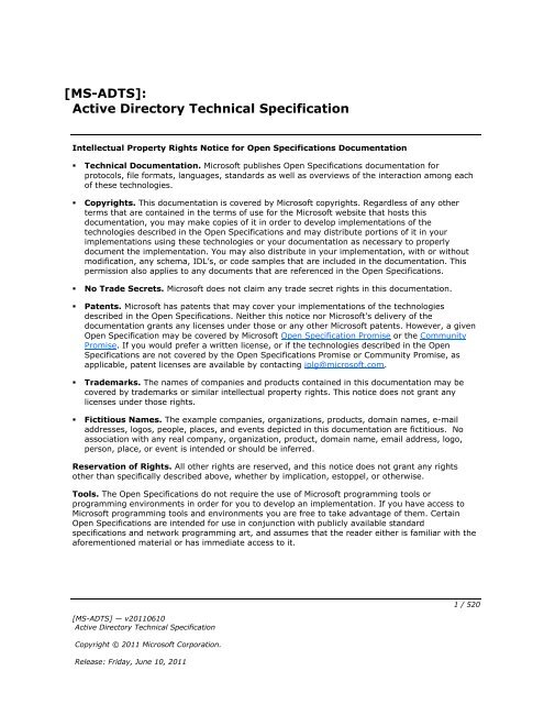 MS-ADTS Active Directory Technical Specification (v20110610).pdf