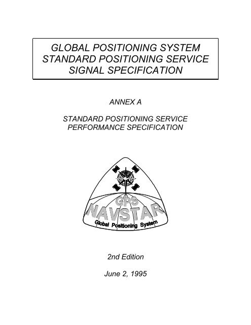 global positioning system standard positioning service signal