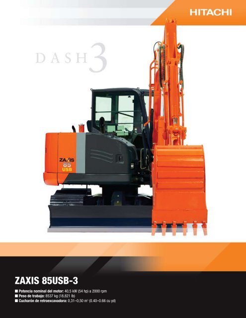 ZAXIS 85USB-3 - Hitachi