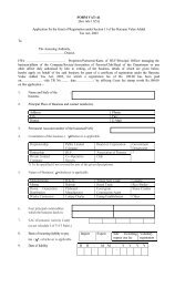 FORM NO. 10F [See sub-rule (1) of rule 21AB] Information to be ...