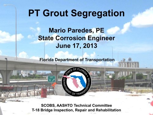 PT Grout Segregation