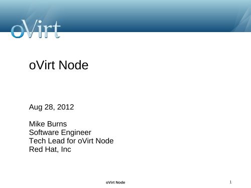 oVirt Node