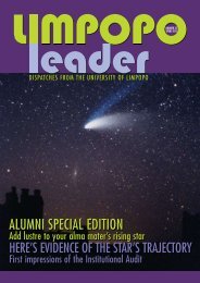 university of limpopo turfloop campus faculty of humanities school of ...