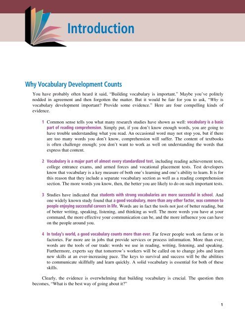 Introduction - Townsend Press