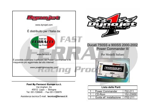 Ducati 750SS e 900SS 2000-2002 Power Commander III