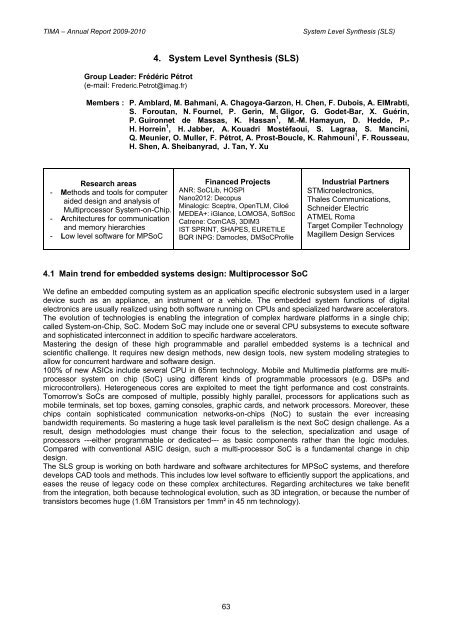 4. System Level Synthesis (SLS)