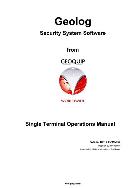 GeoLog Single Terminal Manual.pdf - Rikain