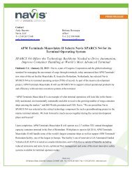 NAVIS (SPARCS N4) â a SIMPLIFIED USER GUIDE - Transnet