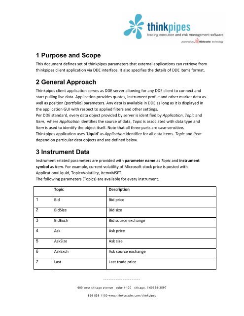 1 Purpose and Scope 2 General Approach 3 ... - mediaserver
