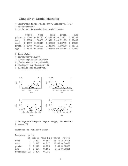 Chapter 9: Model checking