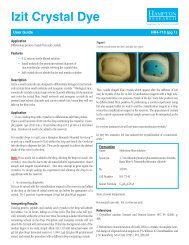 Crystal Screen HT â ¢ - HR2-130 Scoring Sheet - Hampton Research