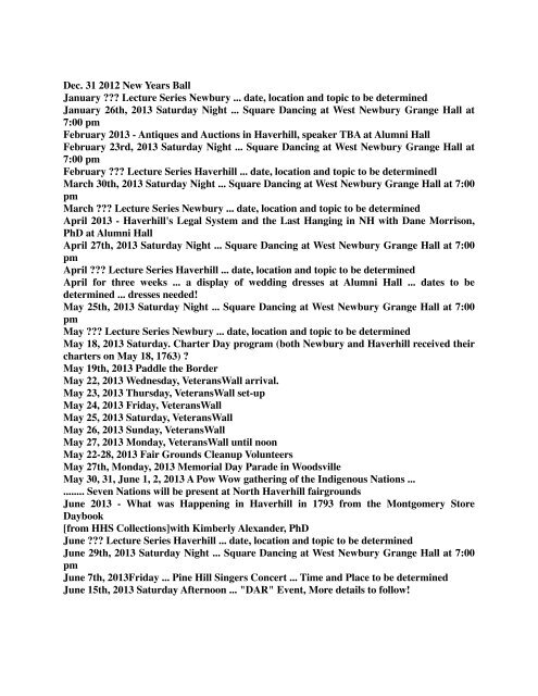 to download the event list as a pdf