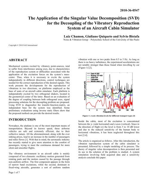 The Application of the Singular Value Decomposition ... - LPS - USP