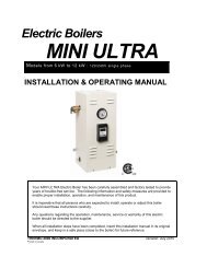 Electric Micro-Boilers - Hydro-smart.com