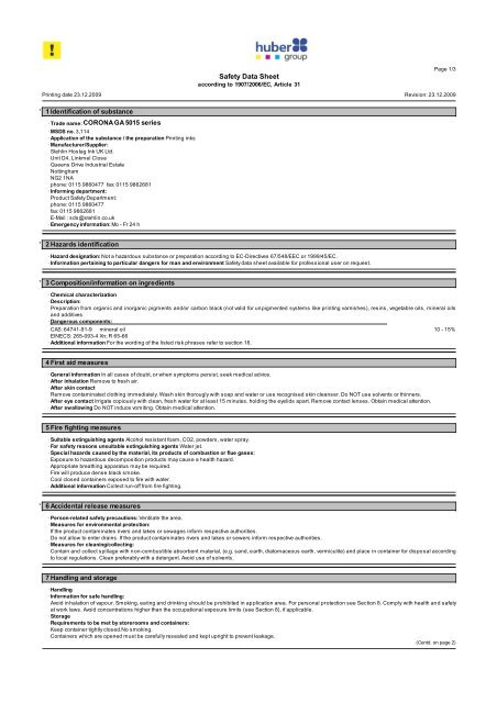 Corona GA 5015 - Stehlin Hostag UK