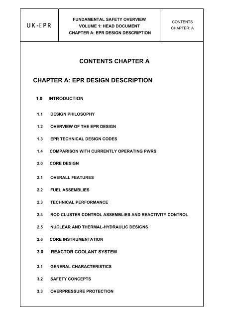 epr design description - UK EPR
