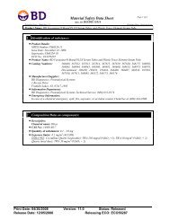 MSDS - BD Product Catalog