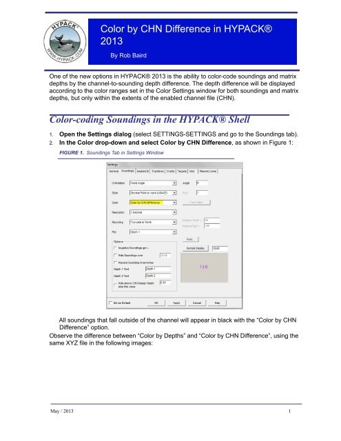 Hypack 2013 user manual - darelocanna