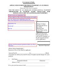 SPONSORSHIP DECLARATION FORM - High Commision of India ...