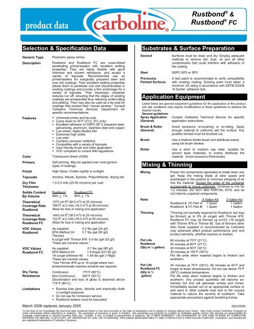 Rustbond and Rustbond FC