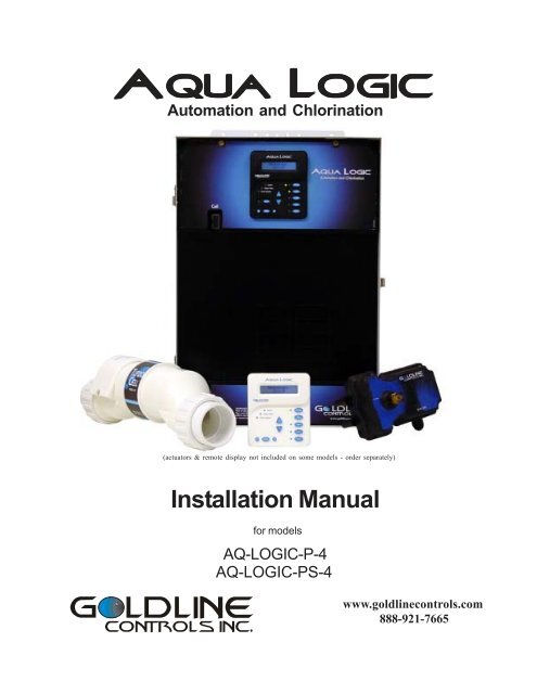 Aqualogic P4 Install Manual - INYOPools.com