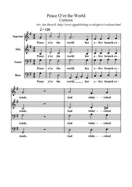 Peace O'er the World