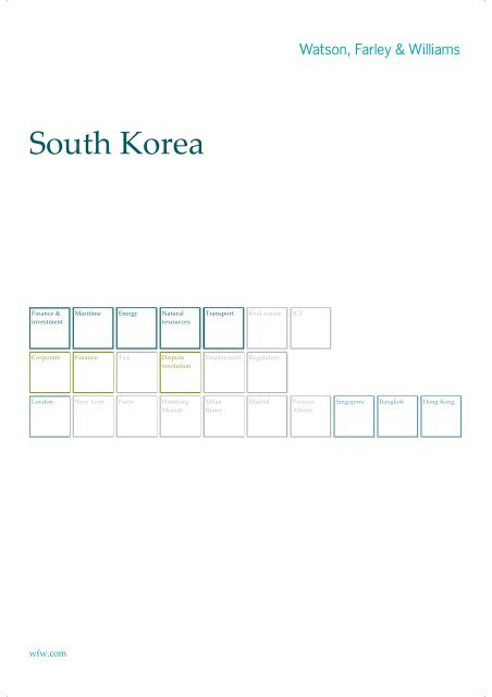 South Korea - Watson, Farley & Williams