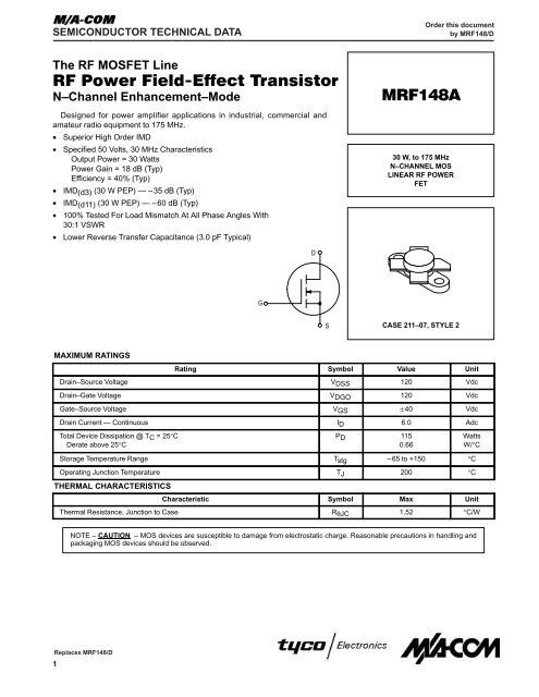 datasheet: pdf - CB Tricks