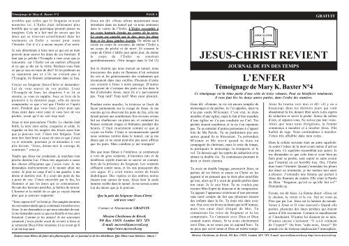 JESUS-CHRIST REVIENT - mcreveil.org