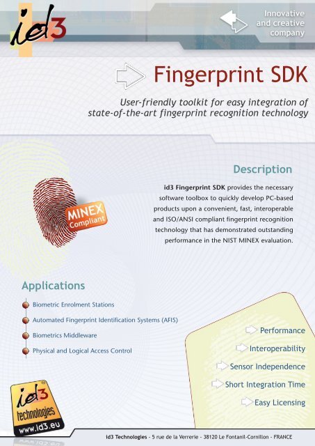 Fingerprint SDK - Planet Biometrics.com