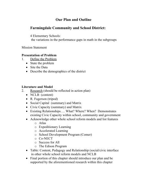 Group Plan and Outline - Jenny J. Valentine