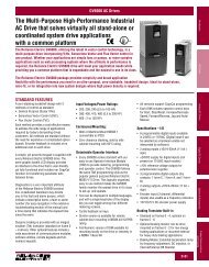 DATA SHEET - Reliance Electric