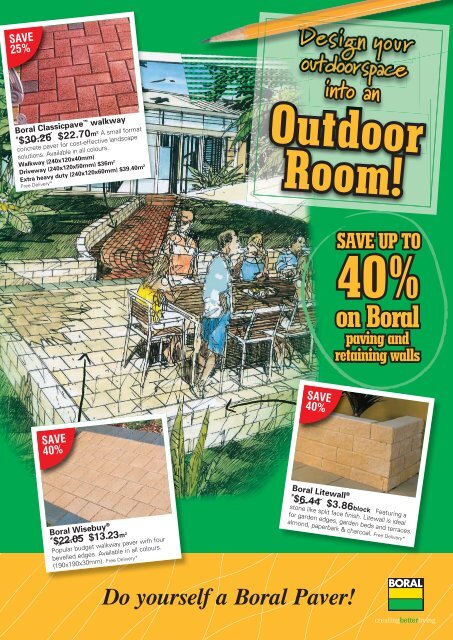 Do yourself a Boral Paver! www.doyourselfapaver.com.au - Railways