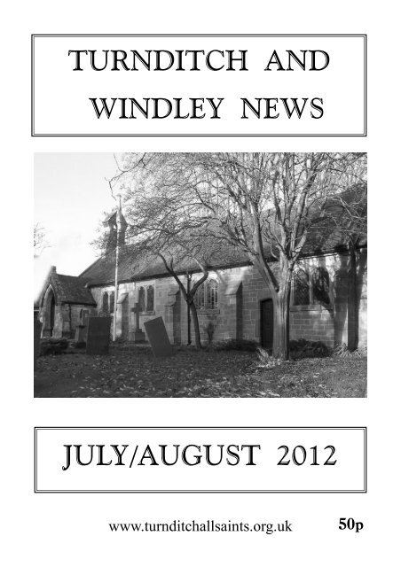 Turnditch and windley news - All Saints Church Turnditch