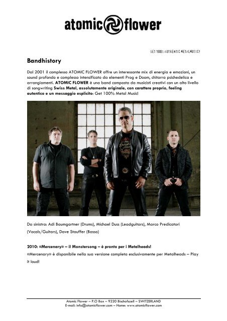 Bandhistory - Atomic Flower