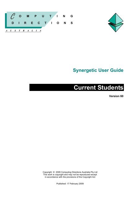Current Students - Synergetic Management Systems