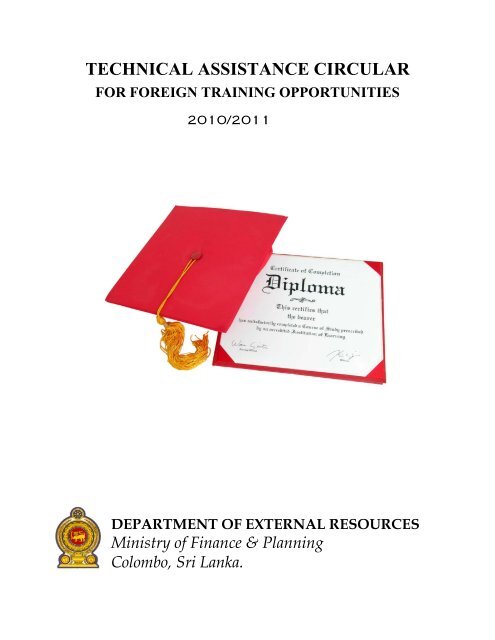 TA Circular - Department of External Resources