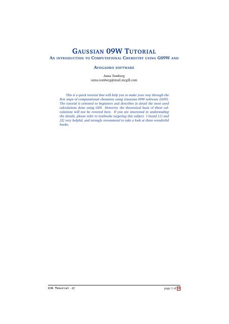 Gaussian 09w input file - acetoergo
