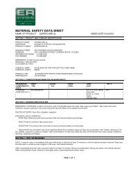MATERIAL SAFETY DATA SHEET PAGE 1 OF X - Pacific Polymers ...