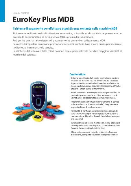 EuroKey Plus MDB - Comesterogroup
