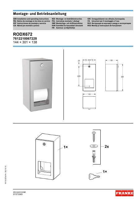 RODX672 (18-15.027a) - Franke