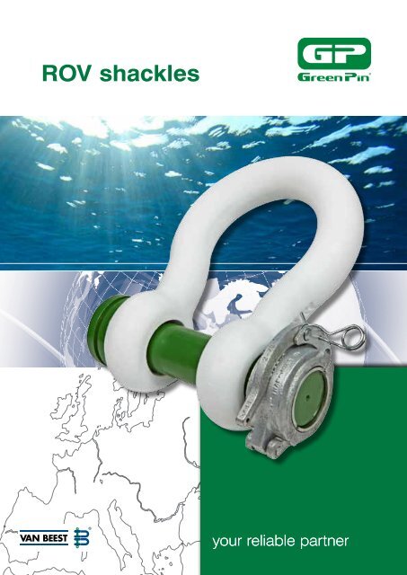 Green PinÃ‚Â® ROV Shackles - Van Beest