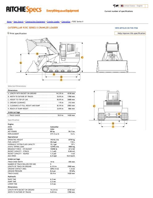 CATERPILLAR 935C SERIES II CRAWLER LOADER