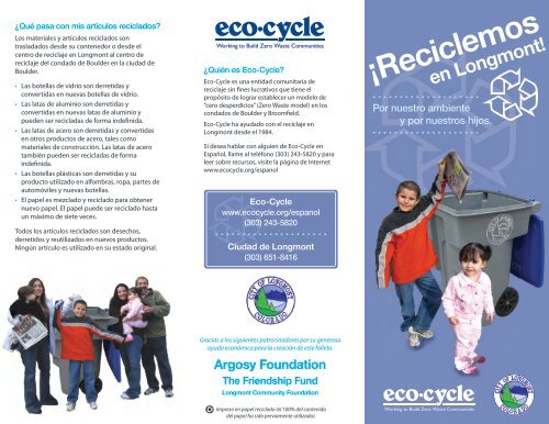 Â¡Reciclemos - Eco-Cycle