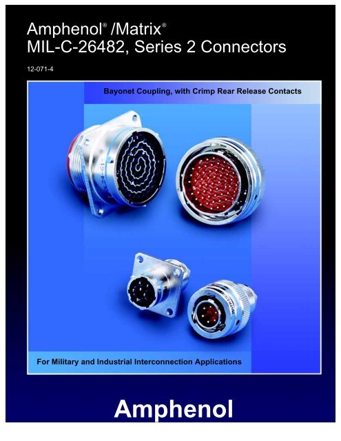 MIL-C-26482, Series 2 - Amphenol Aerospace