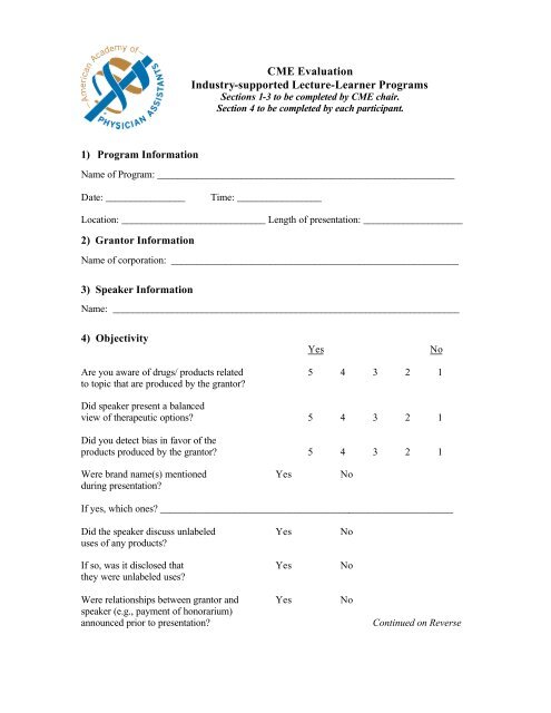 Program Evaluation Report