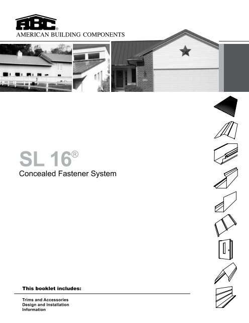 SL-16Â® Manual - American Building Components