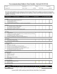 nccpc-pv non-communicating children's pain checklist